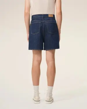 Ami Heritage Label Denim Shorts