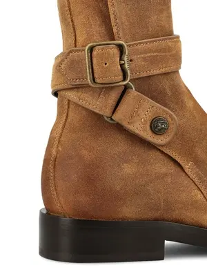 Burberry Buckled Ankle Boots