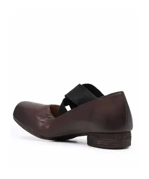UMA WANG Square-toed Ballet Flats - Black