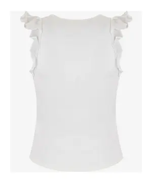 Zimmermann Awaken Ruffled-trim Ribbed Tank Top