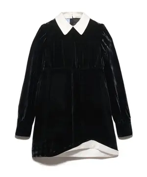 Prada Velvet Mini Dress