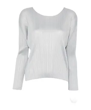 PLEATS PLEASE BY ISSEY MIYAKE Long Sleeve Pleated Top