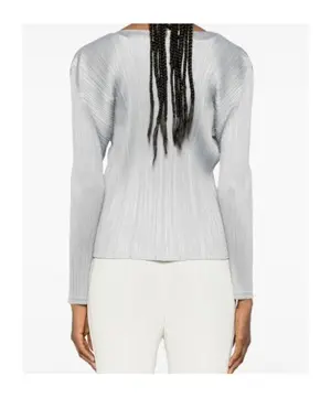 PLEATS PLEASE BY ISSEY MIYAKE Long Sleeve Pleated Top