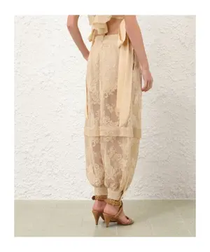 Zimmermann Hypnotic Lace Harem Pants - Cream