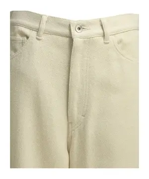 Auralee Wide-leg Trousers - Nude