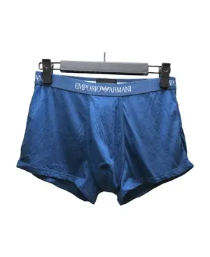 Emporio Armani Logo Waist Panties - Blue
