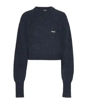 ROTATE BY BIRGER CHRISTENSEN Cuffed-sleeve Crewneck Sweater