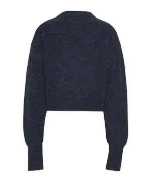 ROTATE BY BIRGER CHRISTENSEN Cuffed-sleeve Crewneck Sweater
