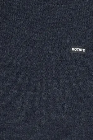 ROTATE BY BIRGER CHRISTENSEN Cuffed-sleeve Crewneck Sweater