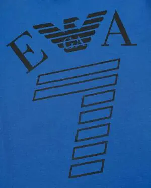 EA7 Logo T-shirt With Round Neck