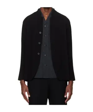 Issey Miyake Button Detailed Jackets For Men