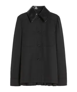 Sportmax Boxy Collar Jacket - Black