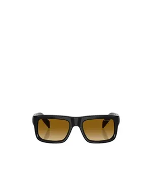 Prada Rectangular Frame Sunglasses - Black
