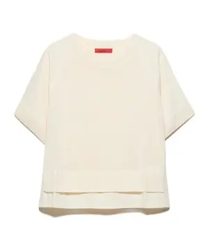 MAXCO. Max&co. Linen Blend Knit T-shirt