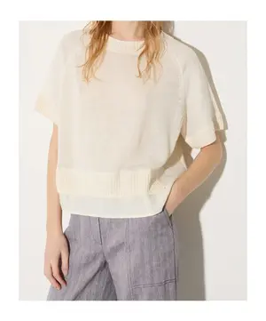 MAXCO. Max&co. Linen Blend Knit T-shirt