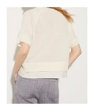 MAXCO. Max&co. Linen Blend Knit T-shirt