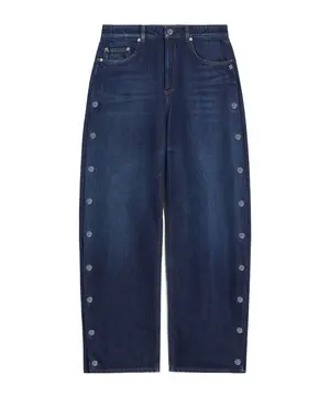 Sportmax Lichene Jeans With Logo Patch