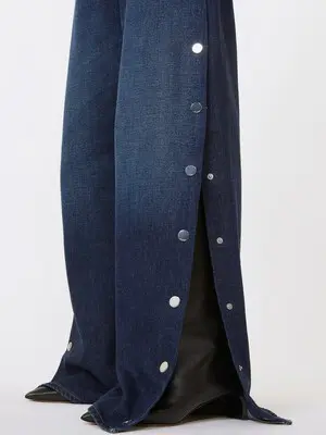 Sportmax Lichene Jeans With Logo Patch