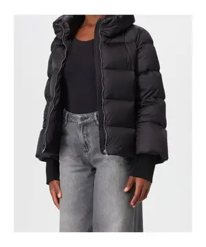 Add Short Hooded Down Jacket