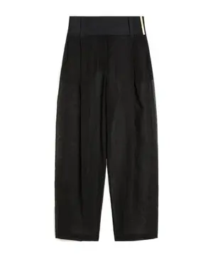 Sportmax Ferito Wide-leg Pants - Black