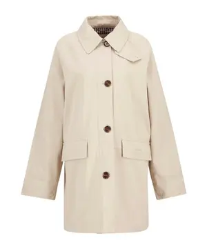 Barbour Buttoned Trench Coat