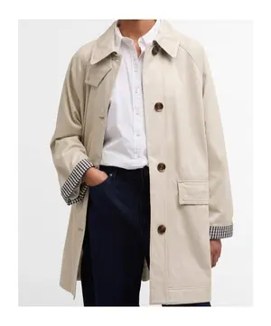 Barbour Buttoned Trench Coat