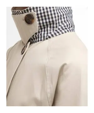 Barbour Buttoned Trench Coat