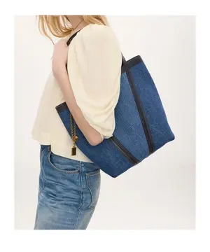 Chloé Double-handled Tote Bag - Ash Blue