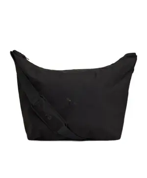 Y3 Logo Detailed Zipped Tote Bag - Black
