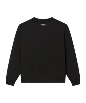 Kenzo Embroidered Cotton Sweatshirt - Black