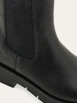 FERRAGAMO Chelsea Boots In Kid Leather