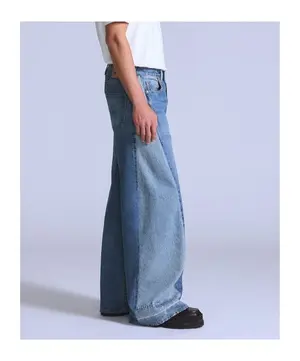 LEVI'S Color-blocked Wide-leg Jeans