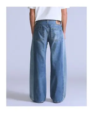 LEVI'S Color-blocked Wide-leg Jeans