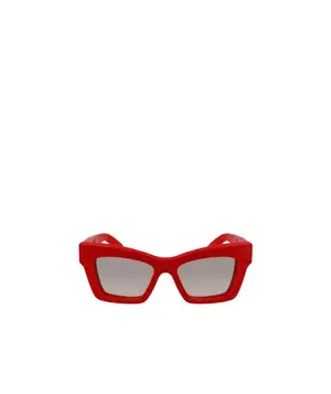 FERRAGAMO Rectangle Embellished Sunglasses