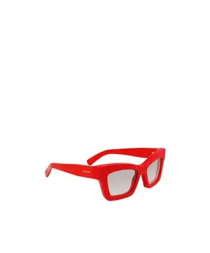 FERRAGAMO Rectangle Embellished Sunglasses