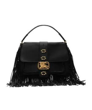 Burberry Small Rider Fringed Shoulder Bag