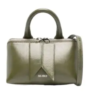 Attico Logo Shoulder Bag - Green