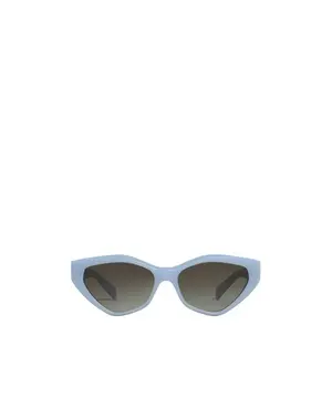Celine Triomphe 17 Acetate Sunglasses - Blue