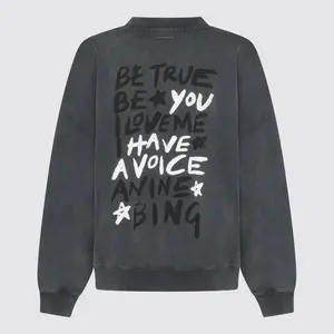 ANINE BING Lettering Print Sweatshirt