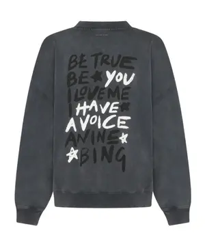 ANINE BING Lettering Print Sweatshirt
