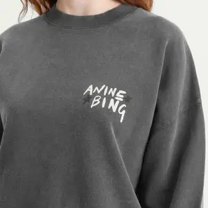 ANINE BING Lettering Print Sweatshirt
