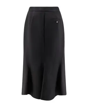Alexander McQueen Cutaway Pencil Skirt With Slit Detail