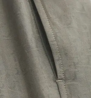 Dior Monogrammed Twill Shorts - Grey
