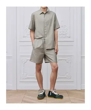 Dior Monogrammed Twill Shorts - Grey