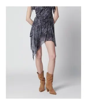 Isabel Marant Étoile Printed Ruffled Shorts
