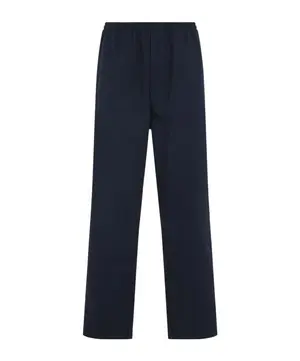 Prada Triangle-logo Patch Elasticated Waistband Trousers
