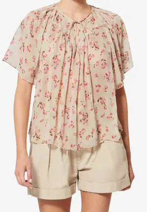 Isabel Marant Étoile Neslya Floral Print Blouse