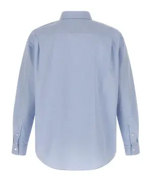 Auralee Long-sleeve Button-up Shirt - Blue