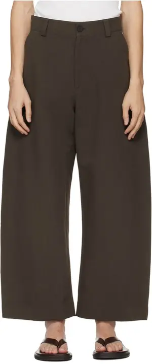 Studio Nicholson Levy Pants - Peat Color