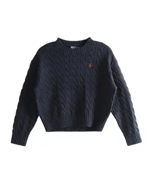 Polo Ralph Lauren Long Sleeve Crewneck Jumper - Hunter Navy